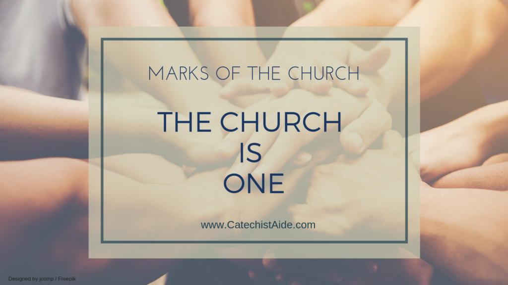 The Marks of the Church: The Church is One - Catechist's Aide